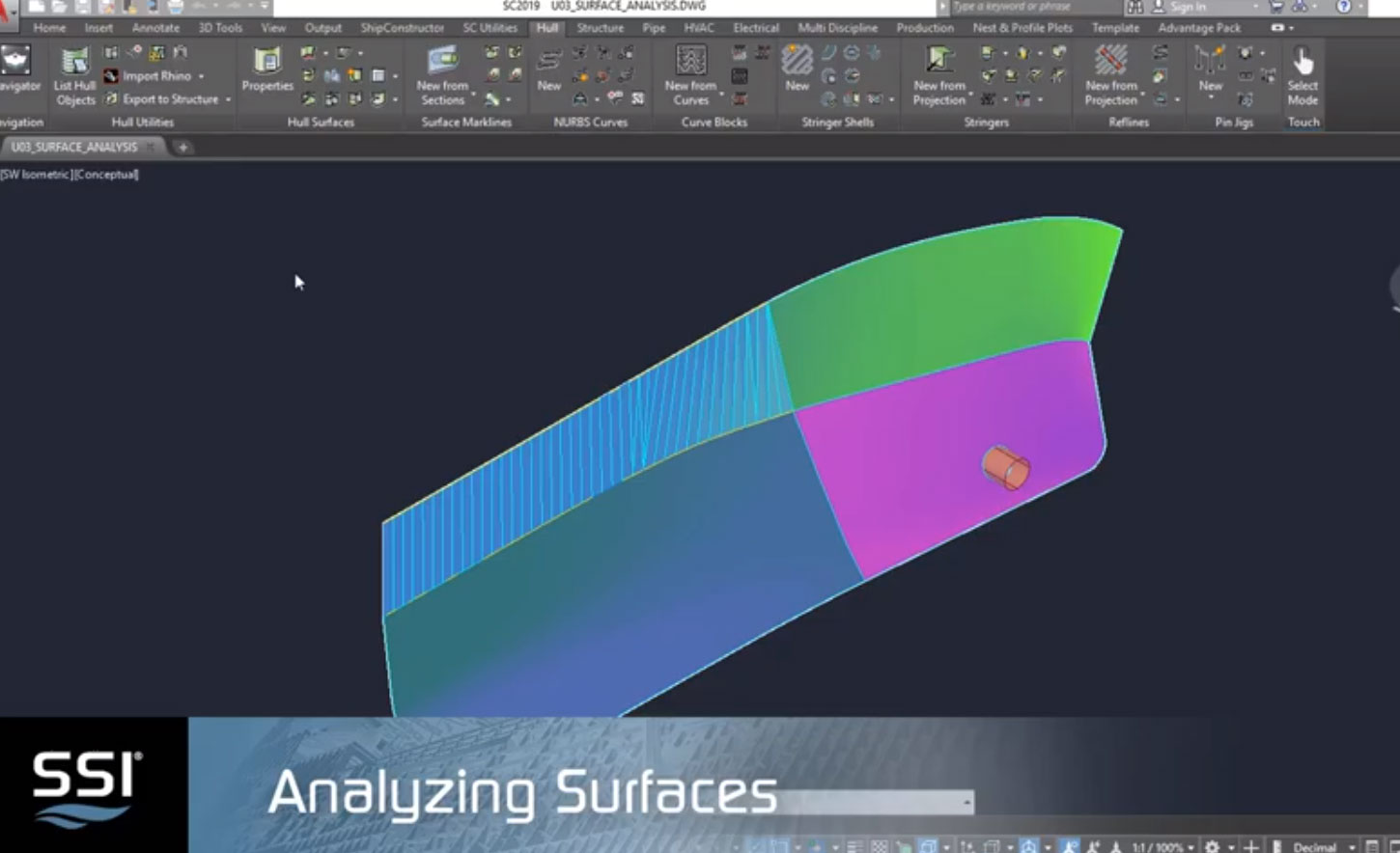Analyzing Surfaces in ShipConstructor » SSI