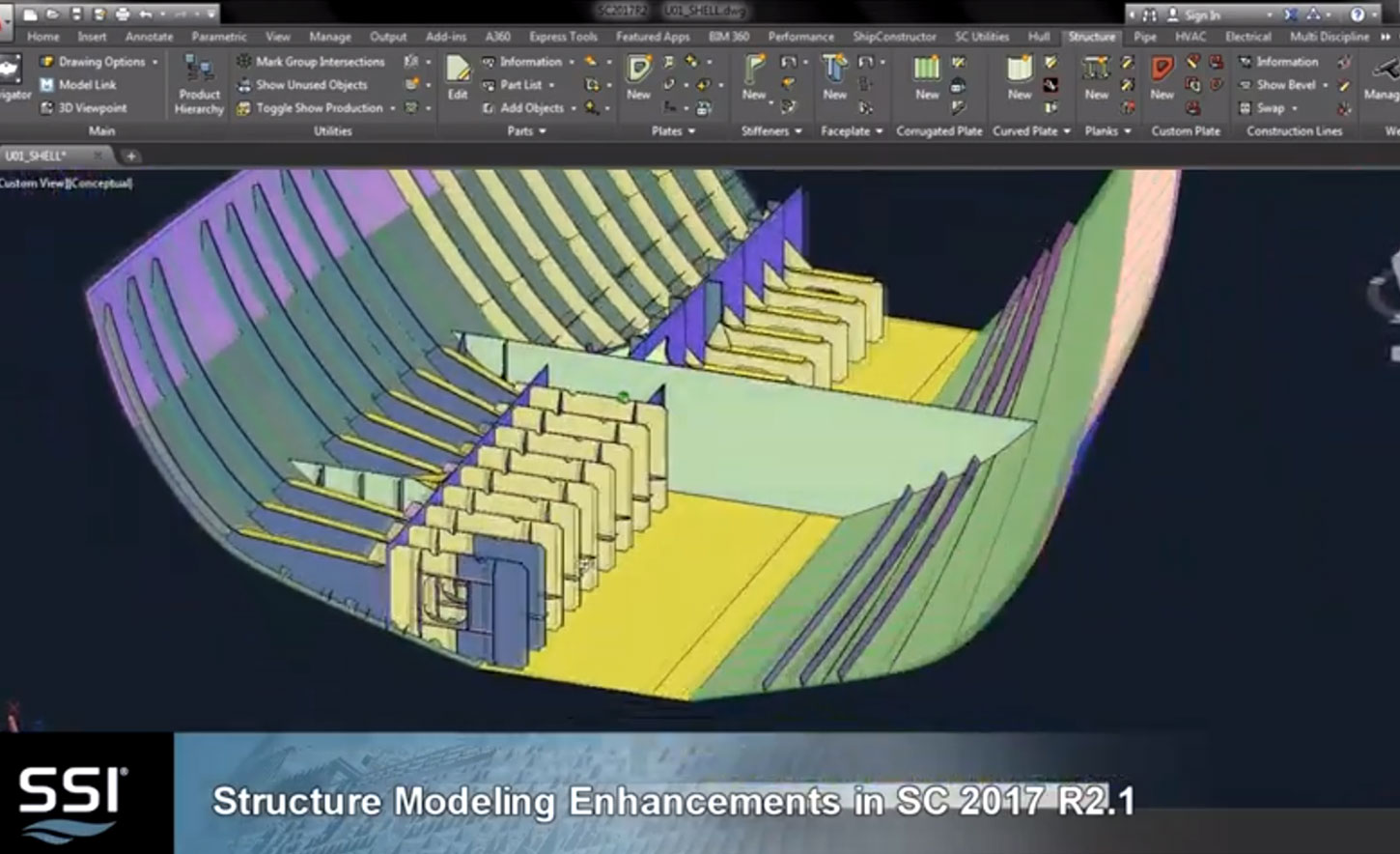 Structure Modeling Enhancements in SC 2017 R2.1 » SSI