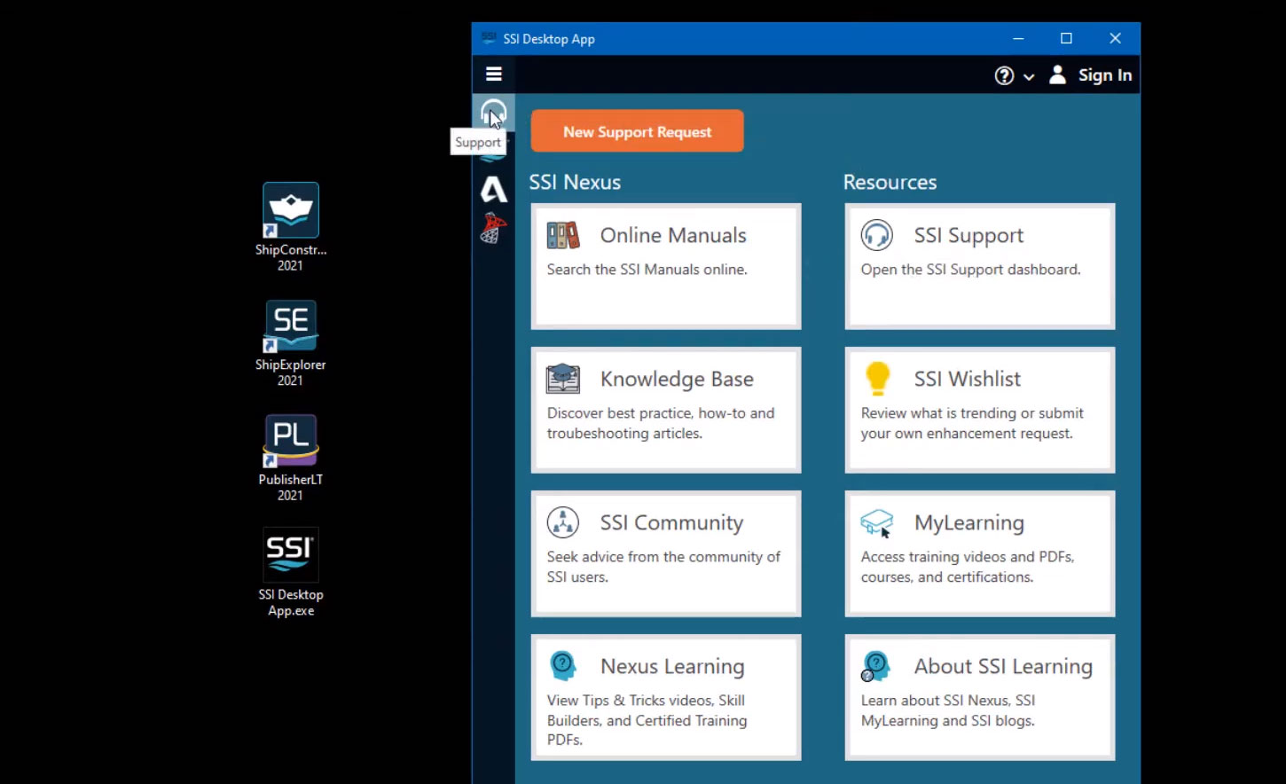 SSI 2021 R2 Desktop App » SSI