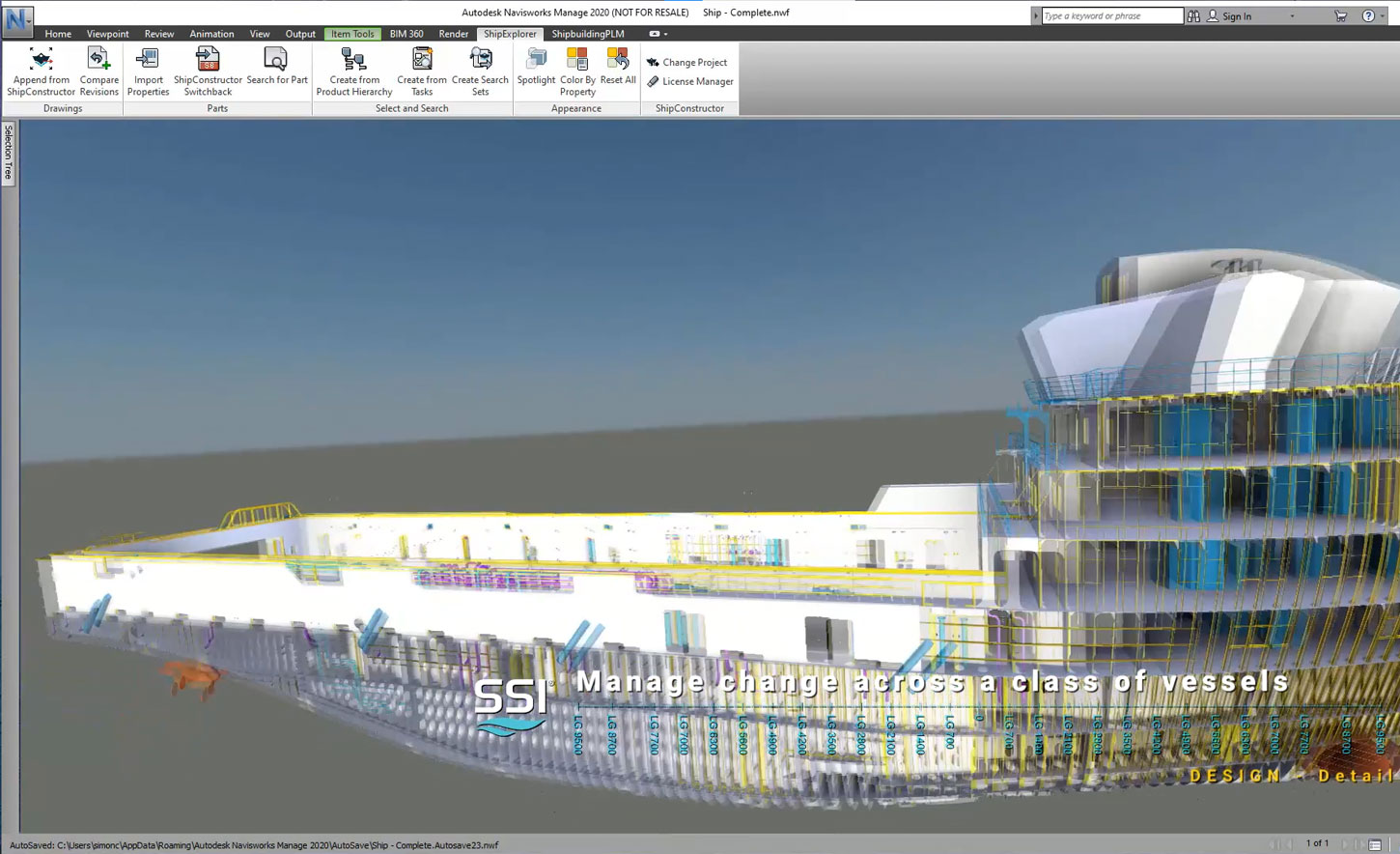 Transfer Changes to a Sister Ship » SSI