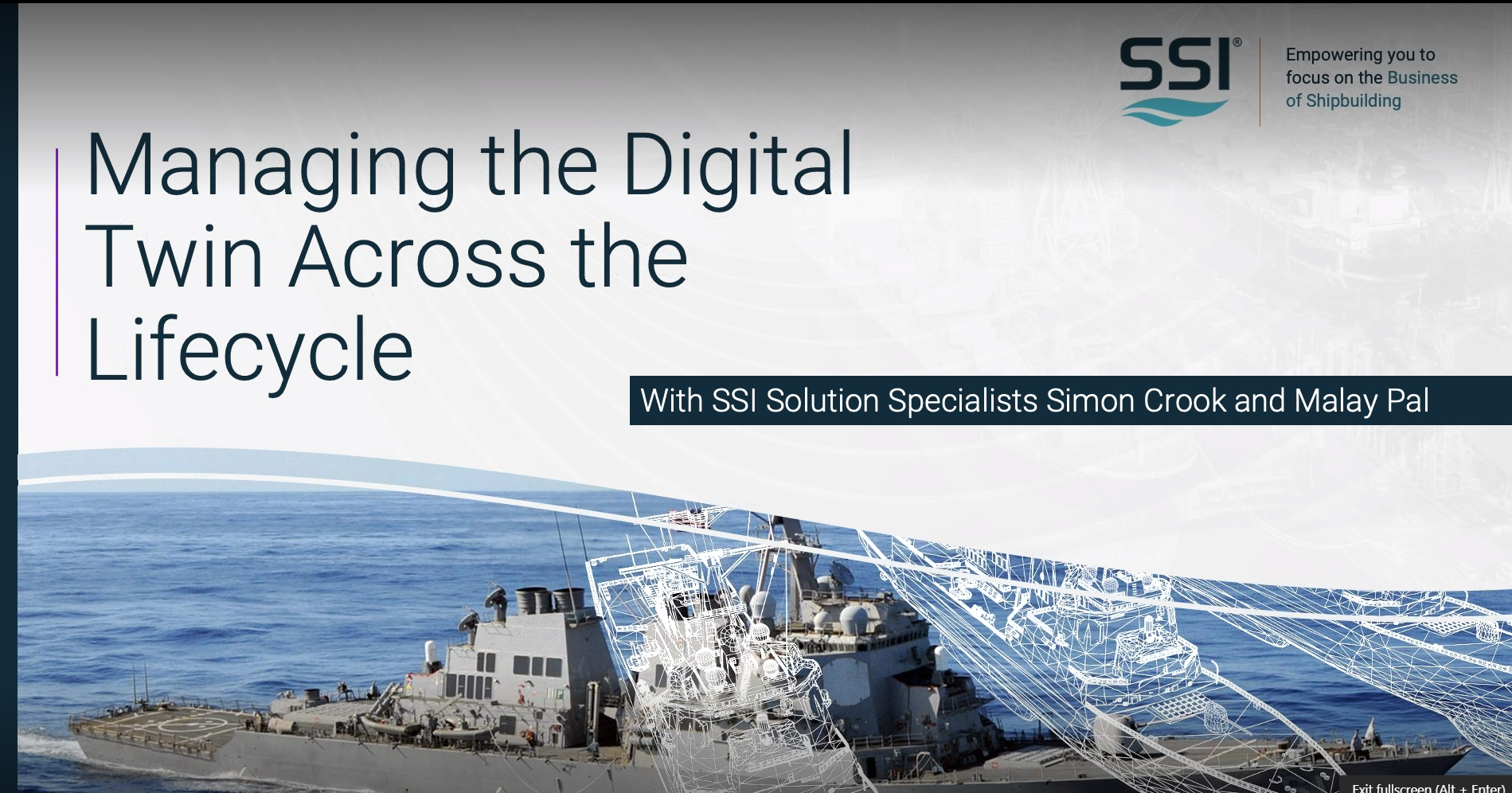 Webinar: Managing the Digital Twin Across the Lifecycle » SSI